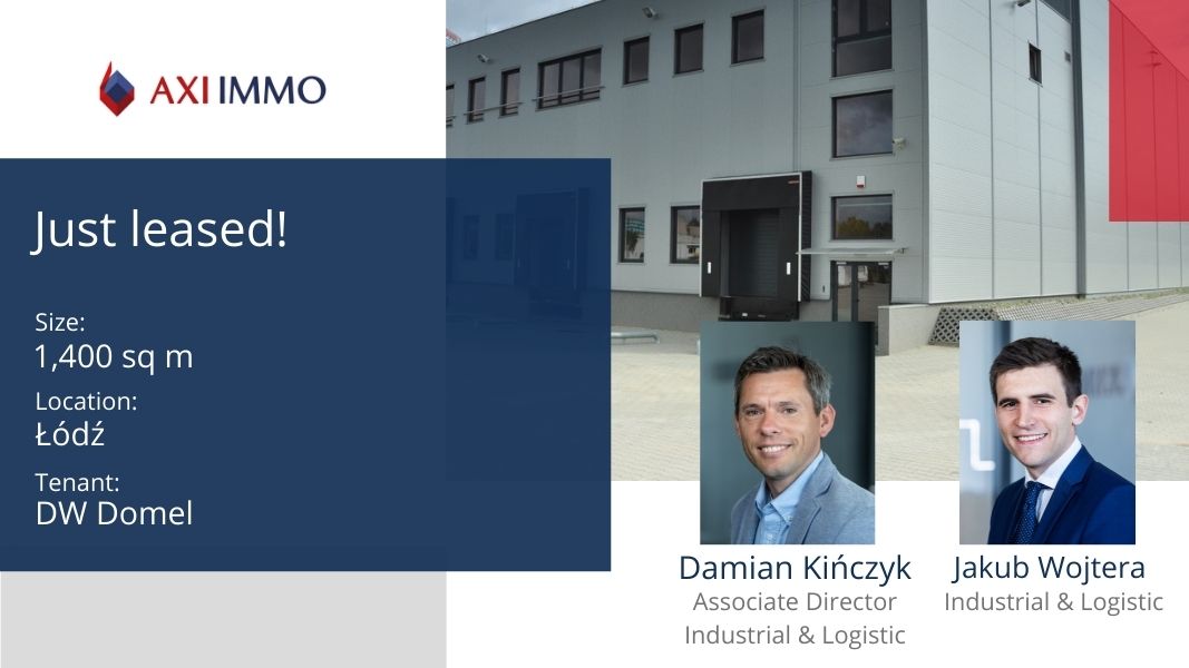 DW Domel with new distribution centre in Łódź - AXI IMMO