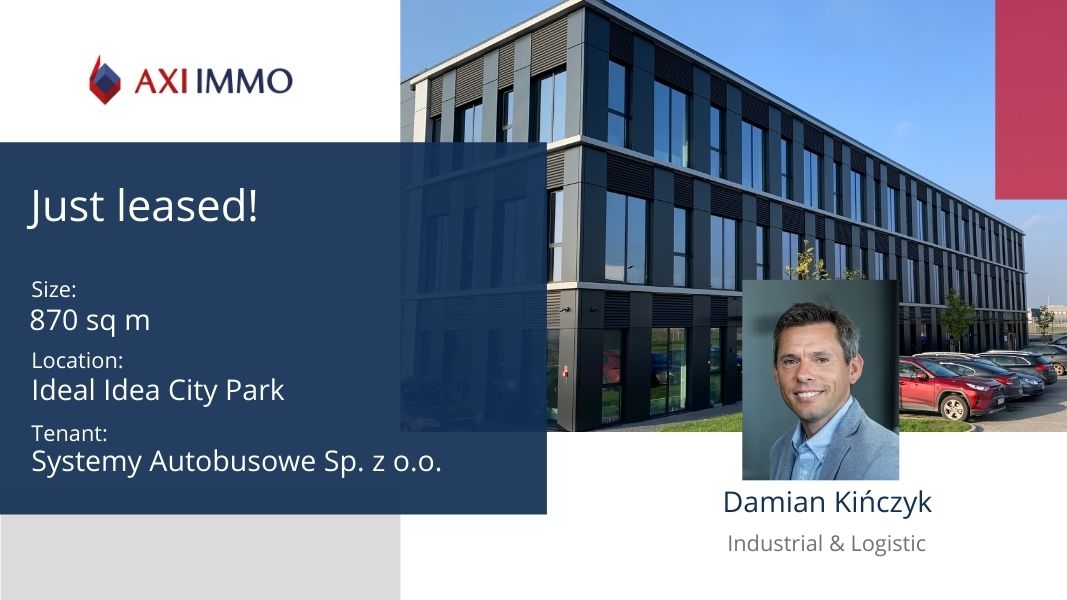 Systemy Autobusowe complete the Ideal Idea City Park in Raszyn - AXI IMMO