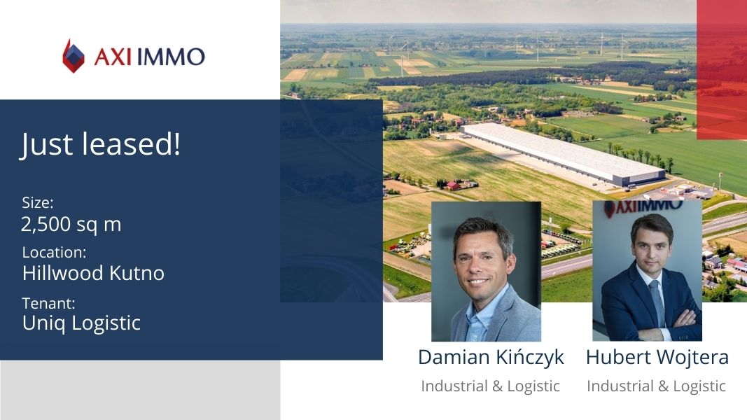 Uniq Logistic wchodzi do Kutna - AXI IMMO