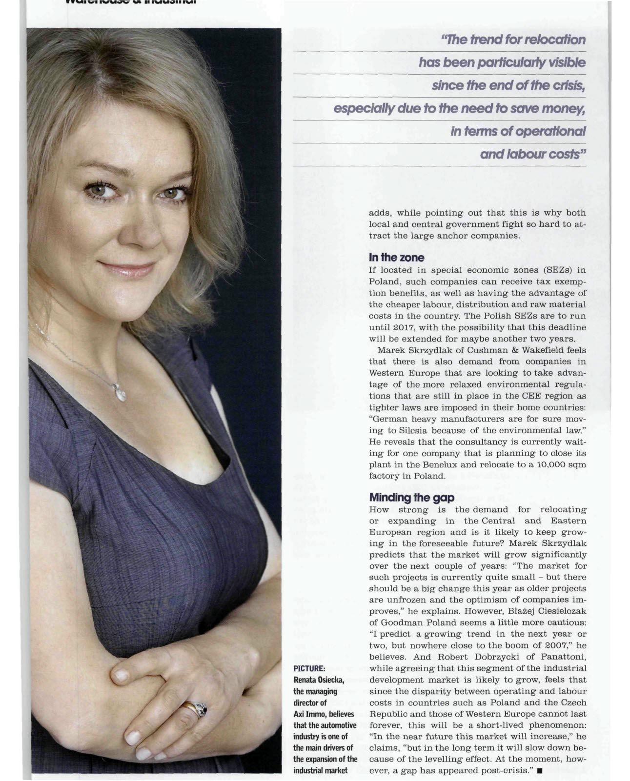 magazyn "Eurobuild" - autor Nathan North - AXI IMMO